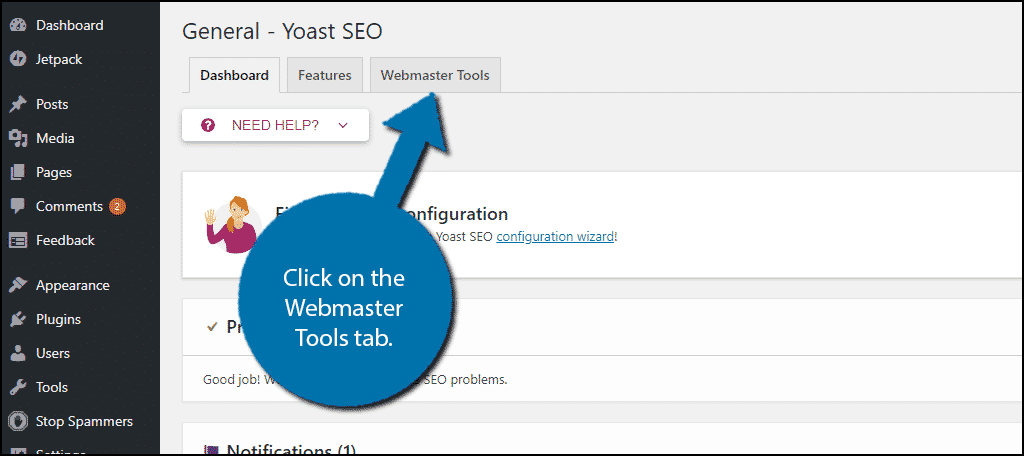 How to Use Yoast SEO to Add Your Website to Yandex Webmaster Tools - GreenGeeks
