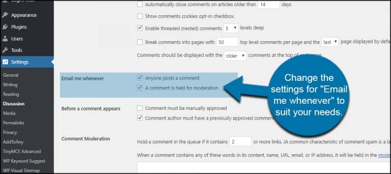 How to Handle Comment Notification Email in WordPress - GreenGeeks