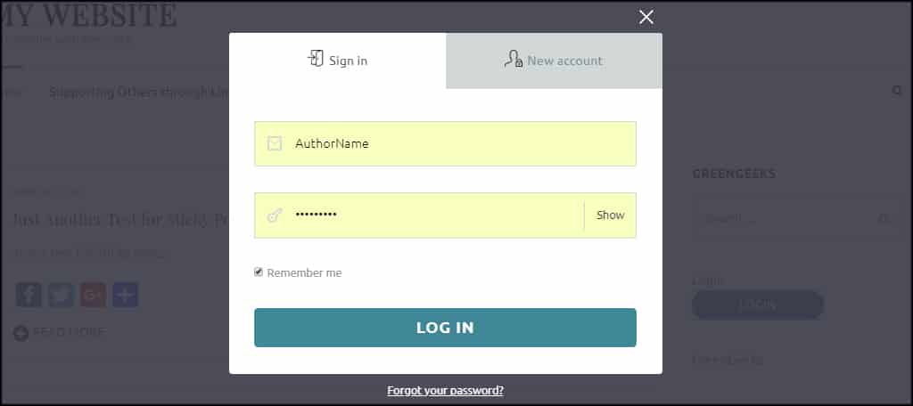 How to Create a Popup Login for WordPress - GreenGeeks How to Create a Popup Login for WordPress - GreenGeeks