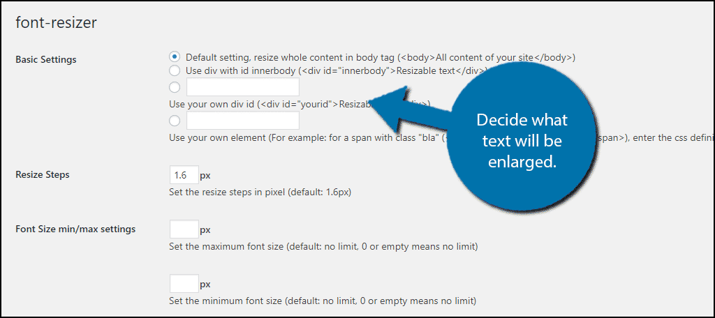 How to Allow Visitors to Change the Font Size in WordPress - GreenGeeks
