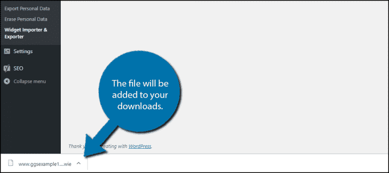 How to Import and Export WordPress Widget Settings - GreenGeeks