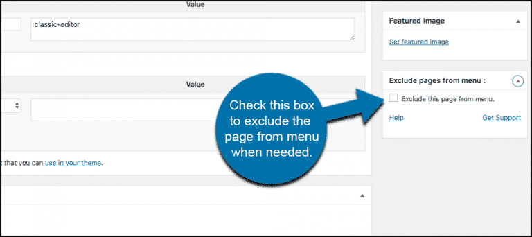 How to Exclude Pages from WordPress Menus - GreenGeeks