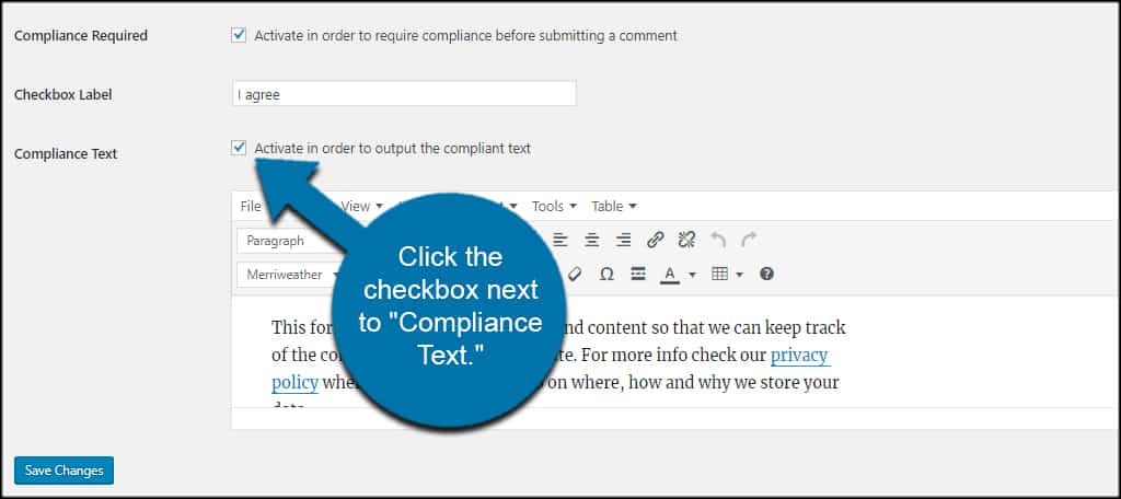 How to Add a Checkbox in WordPress Comments for GDPR Compliance - GreenGeeks