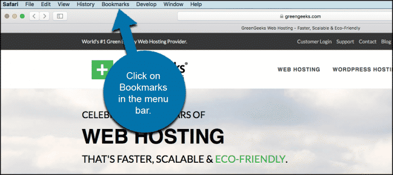 How To Bookmark Websites in Safari - GreenGeeks
