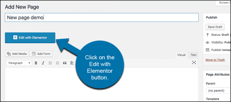 How To Create a New Page in Elementor - GreenGeeks