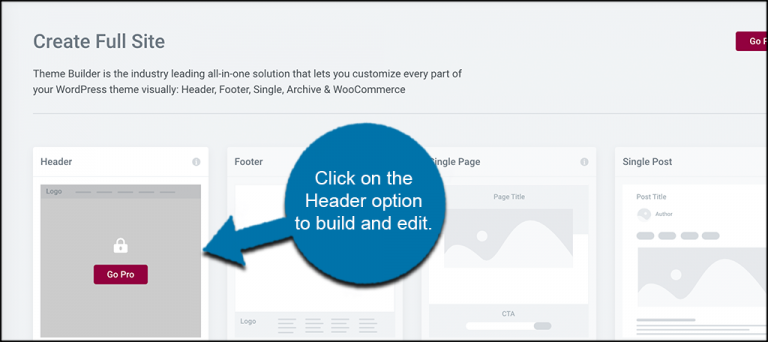 How To Create a Sticky Header in Elementor - GreenGeeks