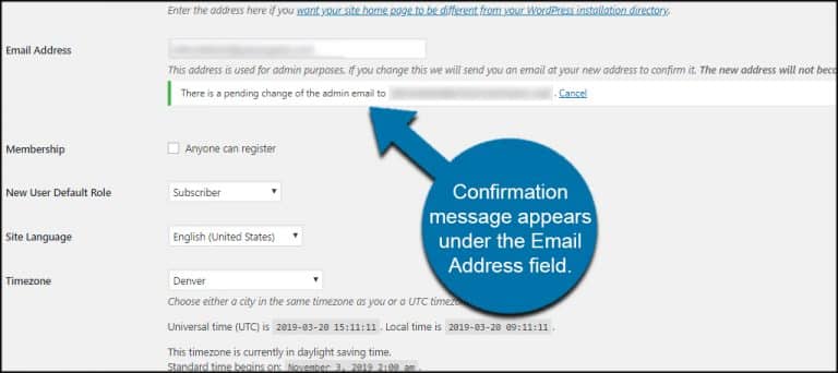 How to Change the Admin Email Address in WordPress - GreenGeeks