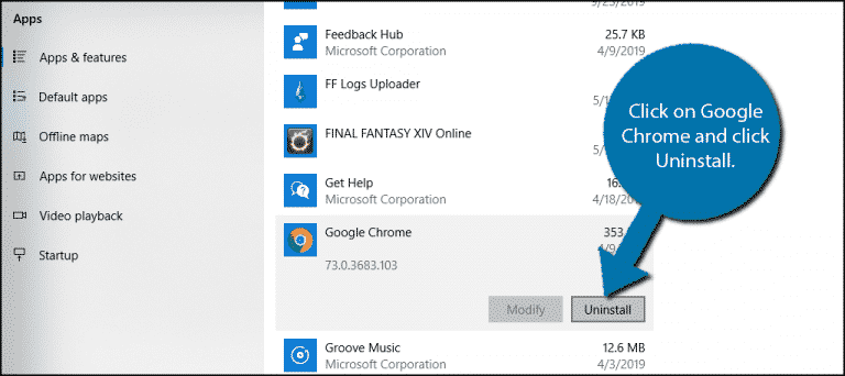 How To Uninstall Google Chrome - GreenGeeks