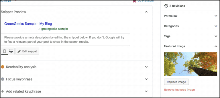 How to Add a Cover Image or a Featured Image in WordPress Gutenberg Block Editor - GreenGeeks