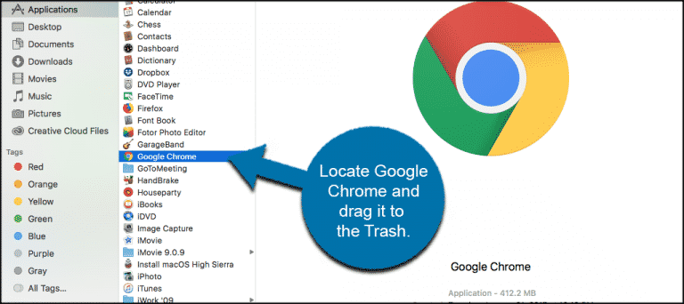 How To Uninstall Google Chrome - GreenGeeks