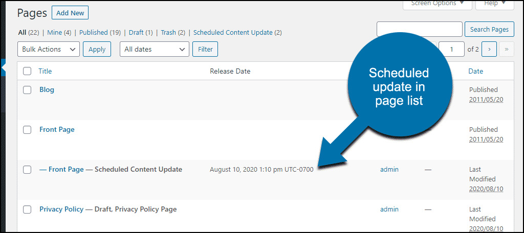 How to Schedule an Automatic Content Update in WordPress - GreenGeeks