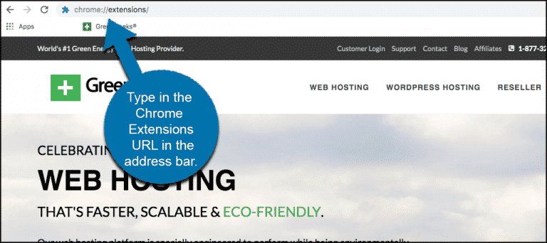 How To Change Extension Settings in Google Chrome - GreenGeeks
