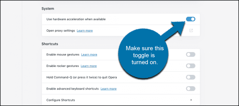How To Enable Turbo Mode in Opera - GreenGeeks