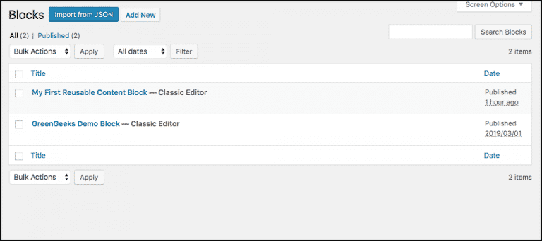 How To Create Gutenberg Reusable Blocks In Wordpress Greengeeks 6393