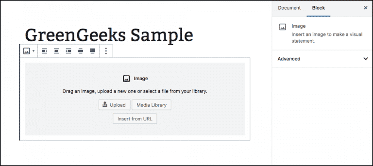 How to Add and Align Images in WordPress Gutenberg Block Editor - GreenGeeks