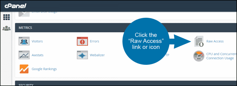 How to Download Raw Access Logs In cPanel - GreenGeeks