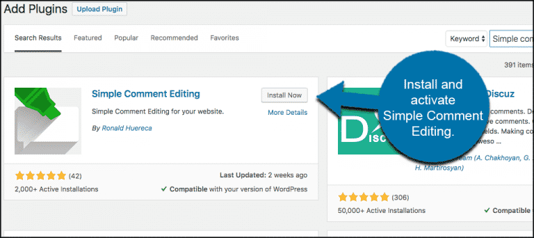 How To Enable Comment Edits From Users in WordPress - GreenGeeks