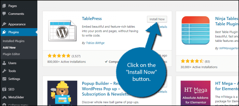 How to Add Tables with TablePress in WordPress - GreenGeeks