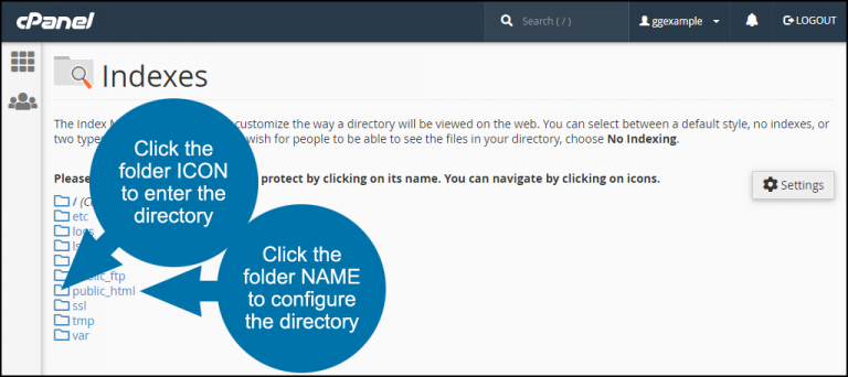 How to Disable Directory Listing in cPanel - GreenGeeks