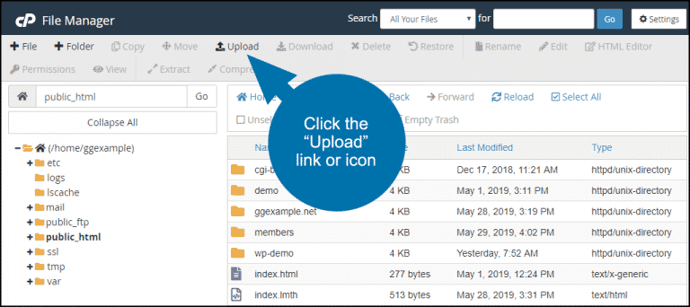 How to Use the cPanel File Manager - GreenGeeks