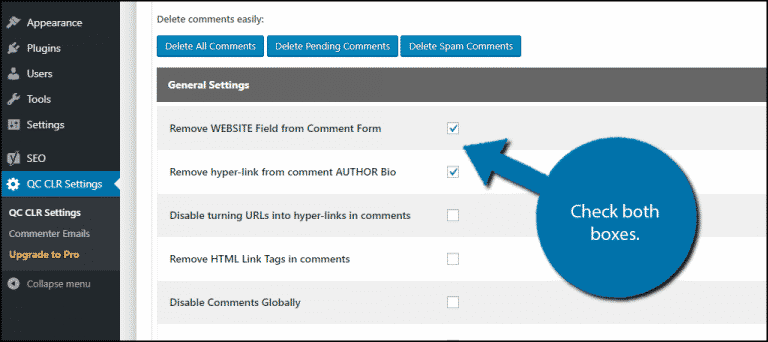 How to Disable Comment URLs in WordPress - GreenGeeks