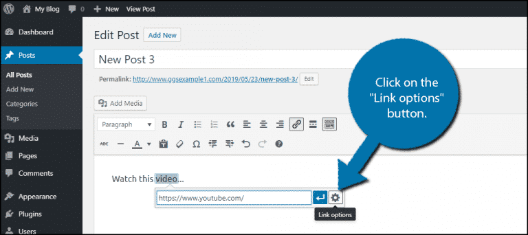 How to Use WordPress to Open External Links in a New Tab or Window - GreenGeeks