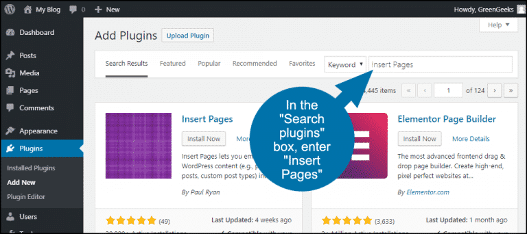 How to Embed Pages into WordPress Content - GreenGeeks