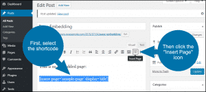 How to Embed Pages into WordPress Content - GreenGeeks