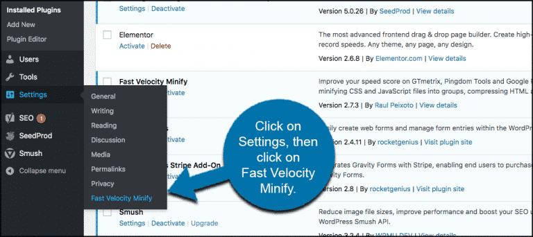 How To Minify Javascript And Css With Fast Velocity Minify In Wordpress Greengeeks