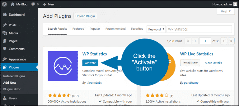 How to Get WordPress Visitor Tracking With WP Statistics - GreenGeeks