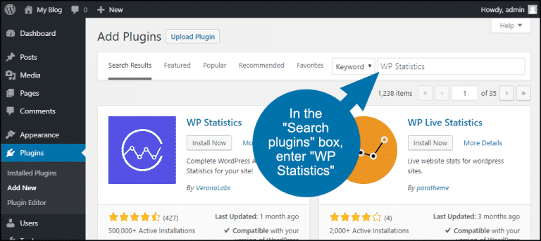 How to Get WordPress Visitor Tracking With WP Statistics - GreenGeeks