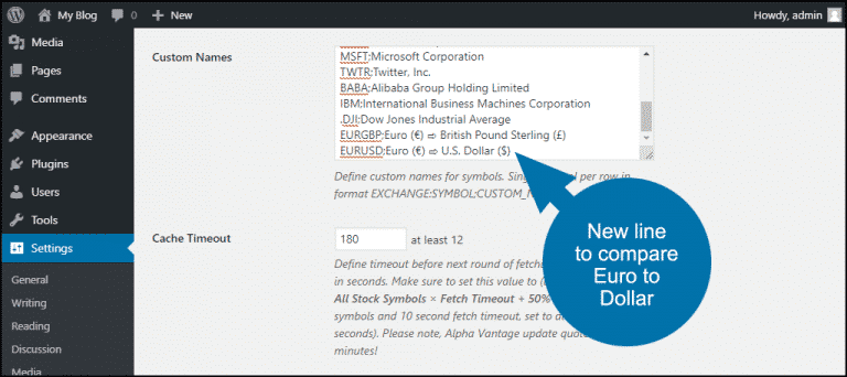 How to Add a Stock Market Ticker to WordPress - GreenGeeks