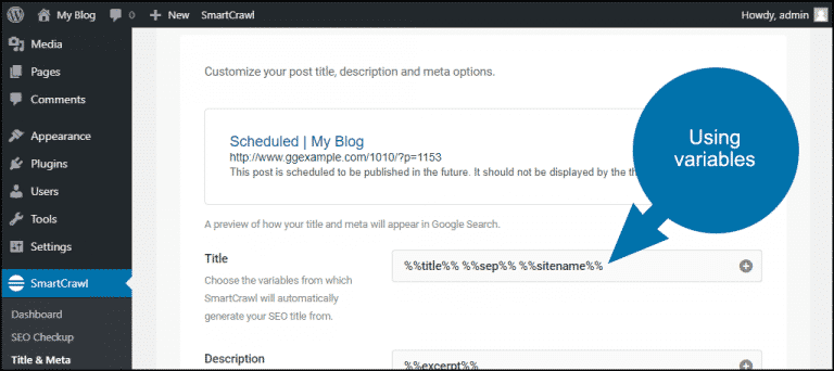 How to Optimize SEO for Your Blog With SmartCrawl for WordPress - GreenGeeks