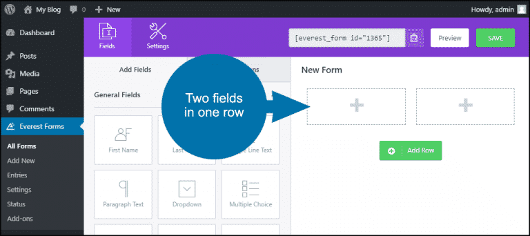 How to Make Forms in WordPress with Everest Forms - GreenGeeks