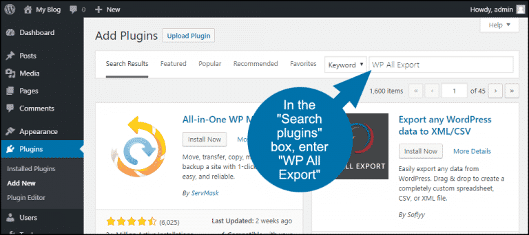 How to Export WordPress Data to CSV Files - GreenGeeks