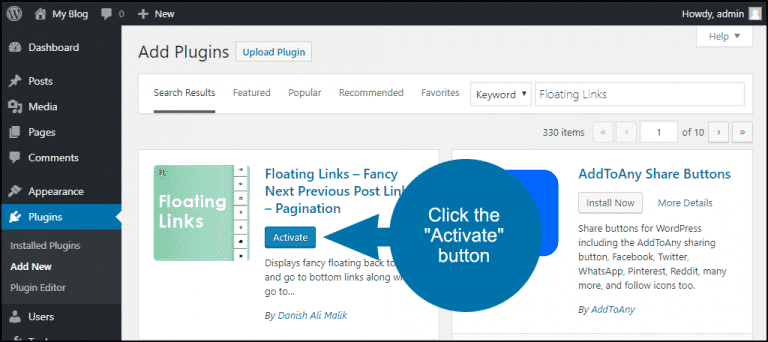 How to Add Floating Links for Next and Previous Posts in WordPress ...