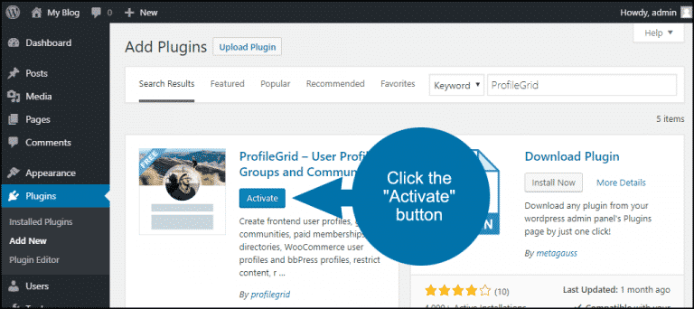 How to Set Up a WordPress Profile for Groups and Communities - GreenGeeks