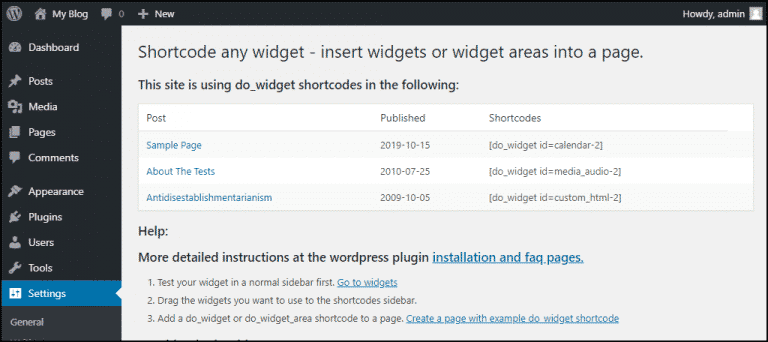 How to Place WordPress Widgets on Pages or Posts - GreenGeeks