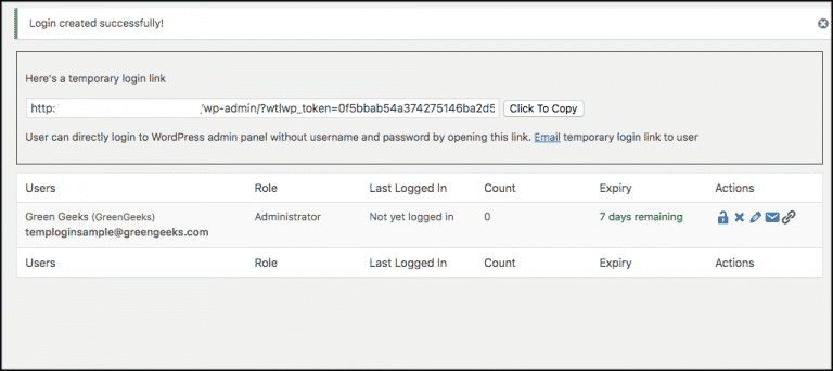 How to Enable WordPress for a Temporary Login without a Password - GreenGeeks