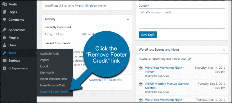 How to Remove the Footer Credit in WordPress Themes - GreenGeeks