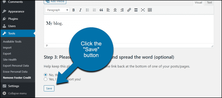 How to Remove the Footer Credit in WordPress Themes - GreenGeeks