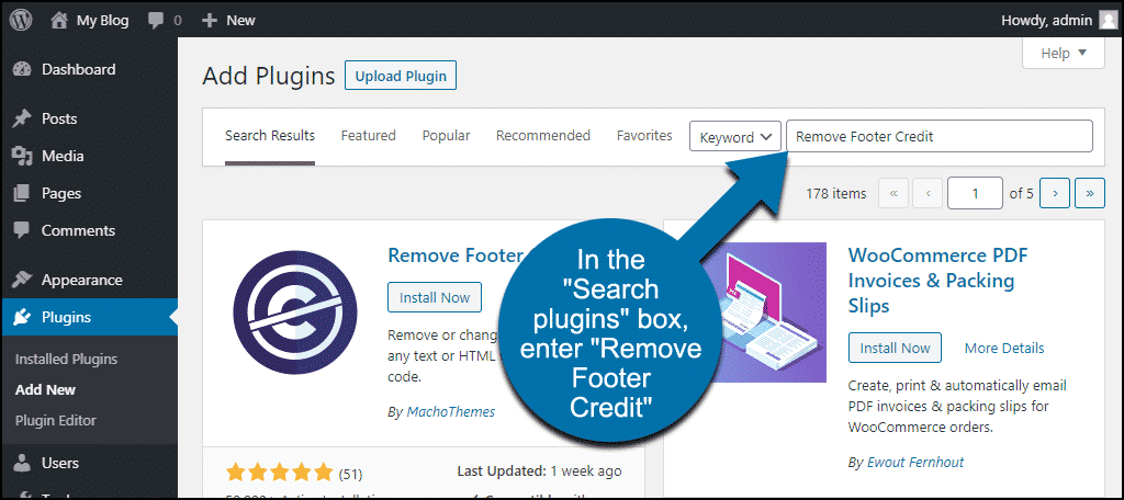 How To Remove The Footer Credit In WordPress Themes GreenGeeks