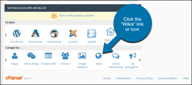 How to Install MediaWiki with Softaculous - GreenGeeks