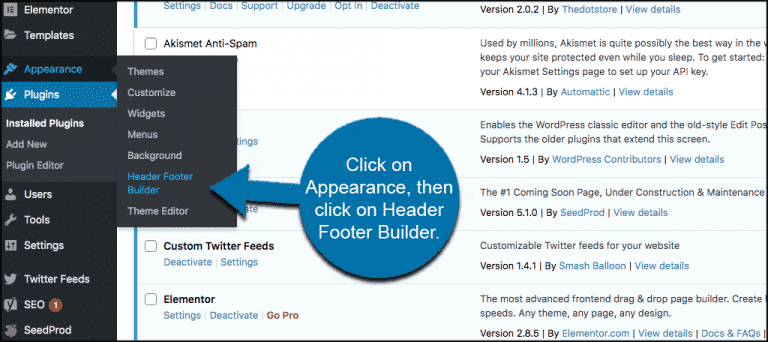 How To Edit Headers And Footers With Elementor In Wordpress Greengeeks