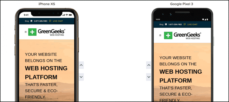 How to View the Mobile Version of Your WordPress Website - GreenGeeks