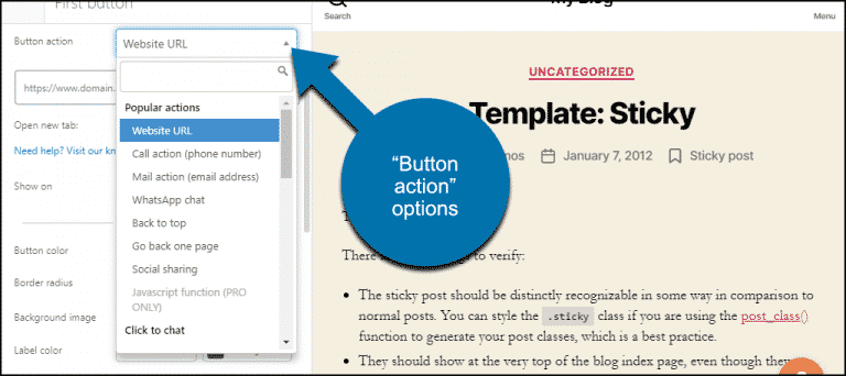How To Add A Floating Call To Action Button In Wordpress Greengeeks