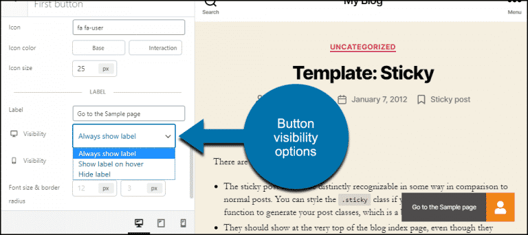 How to Add a Floating Call to Action Button in WordPress - GreenGeeks