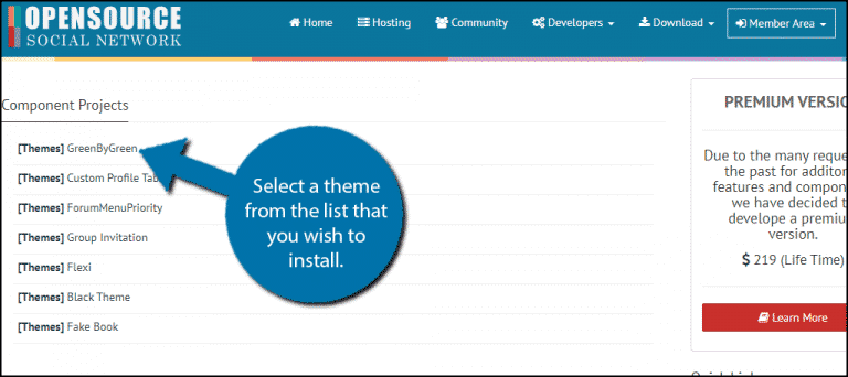 How to Install and Manage OSSN Themes - GreenGeeks