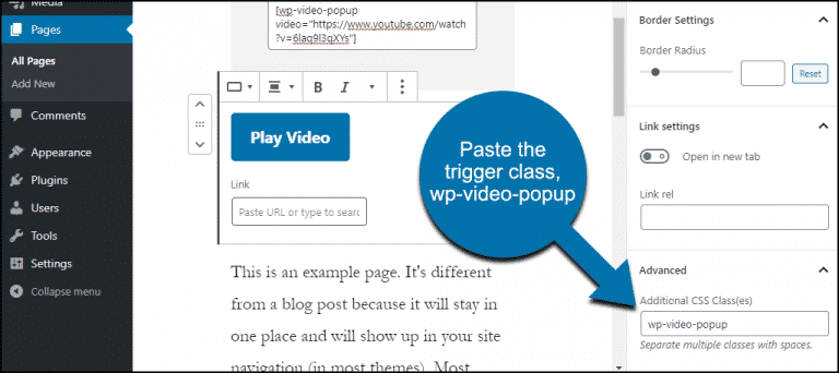 How to Add a Video Popup in WordPress from YouTube or Vimeo - GreenGeeks