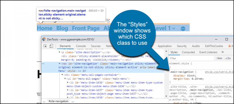 How to Add a Sticky Menu for Floating Navigation in WordPress - GreenGeeks